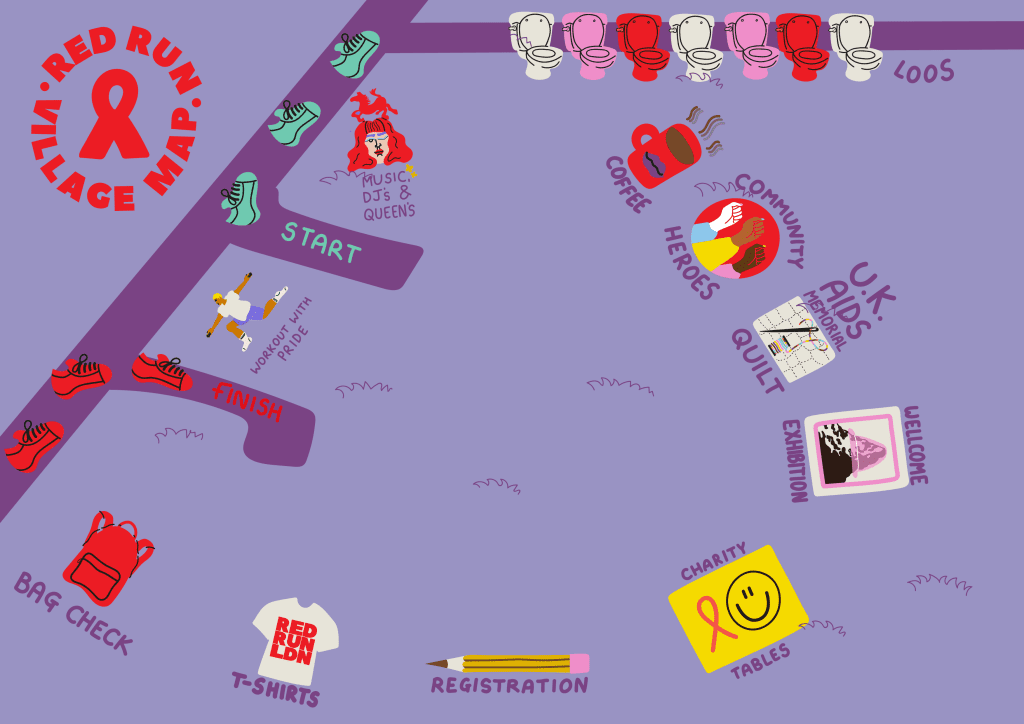 The World AIDS Day RED RUN in London